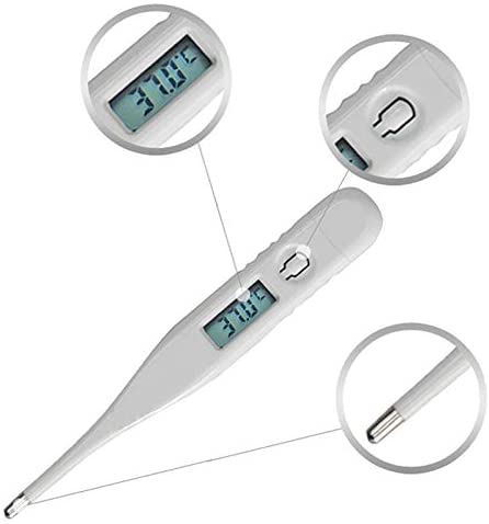 Digital Medical Fever Thermometer Adults & Child Oral Rectal Underarm ...