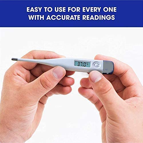 Digital Medical Fever Thermometer Adults & Child Oral Rectal Underarm ...