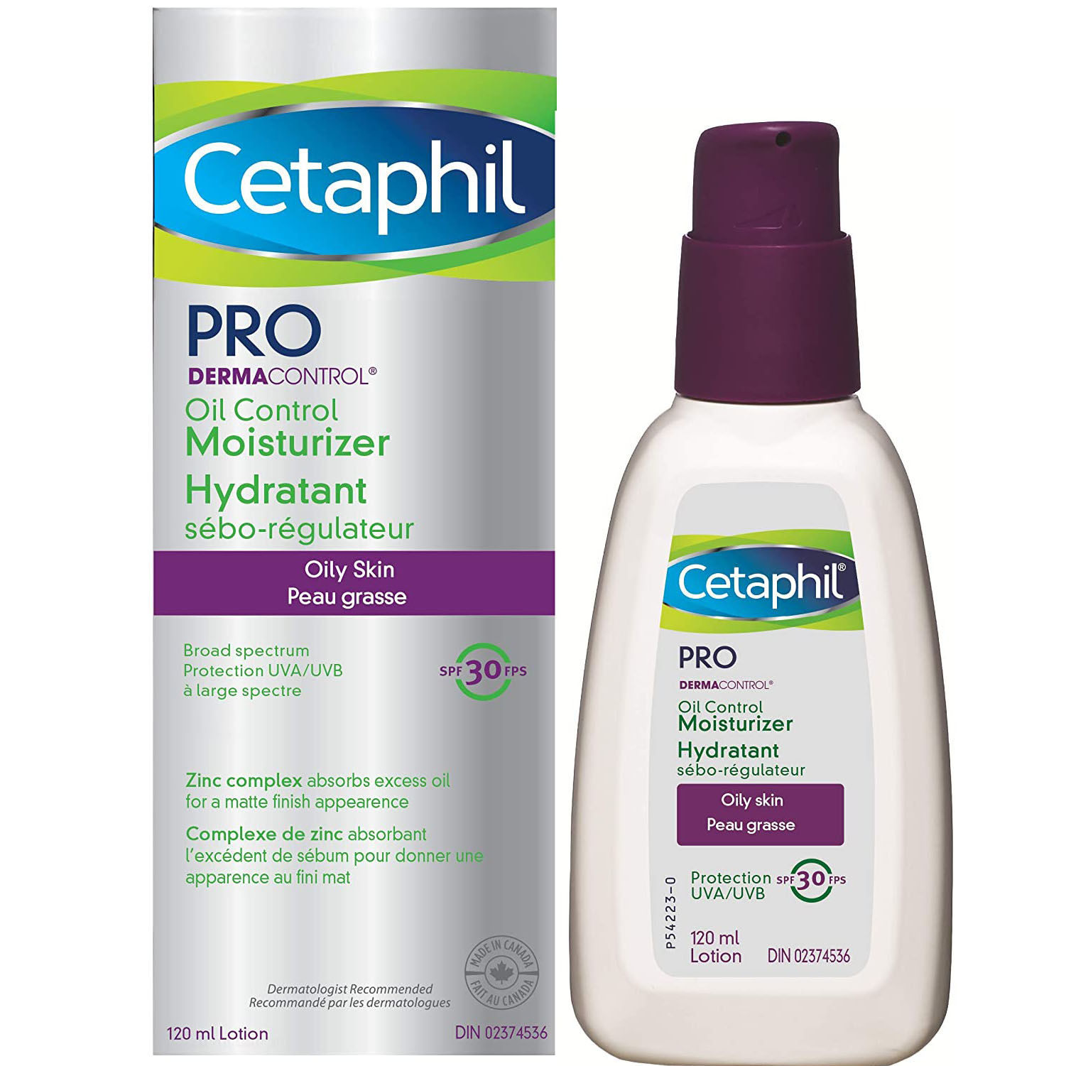 Cetaphil DermaControl Oil Control Moisturizer SPF 30 120ml - Care and Shop