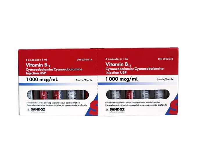 Vitamin B12 1000mcg / ml - 10 ampoules of 1 ml - Care and Shop