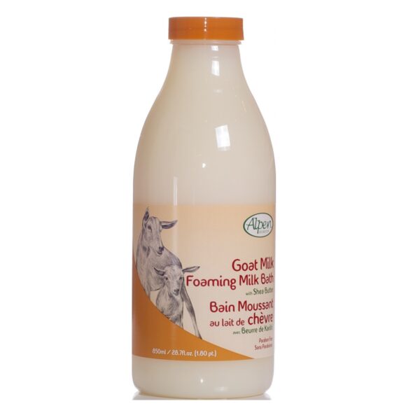 Goat Milk Foaming Milk Bath with Shea Butter, 850 ml - Care and Shop